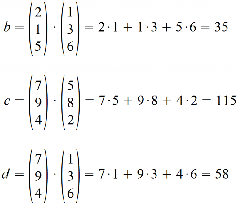 Multiplikation von Matrizen ⇒ verständliche Erklärung