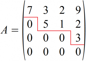 Zeilenstufenform ⇒ einfache und ausführliche Erklärung