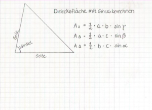 Flächeninhalt eines Dreiecks ⇒ verständlich erklärt